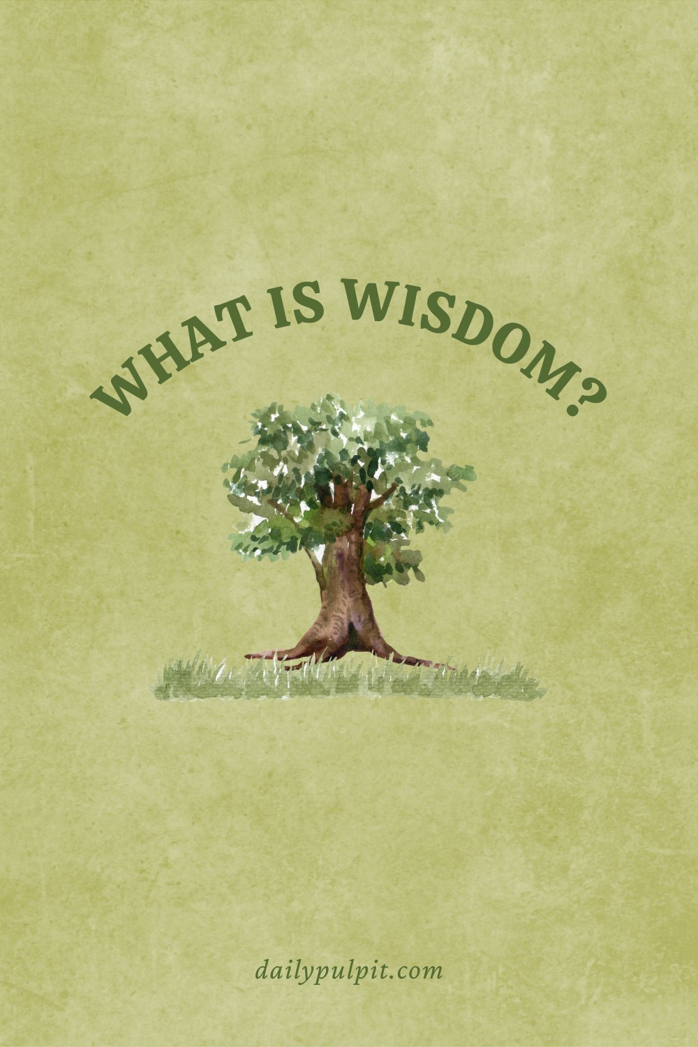 What is Wisdom? – The Daily Pulpit